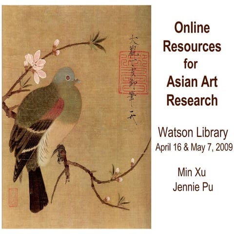 Online Resources for Asian Art Research at the Metropolitan Museum of ...
