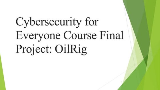 Final Project for the Cybersecurity for Everyone Course- Oilrig.pptx