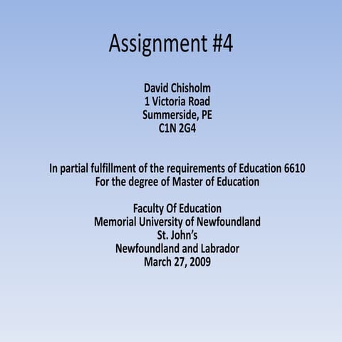 Final Assignment#2 | PPTX