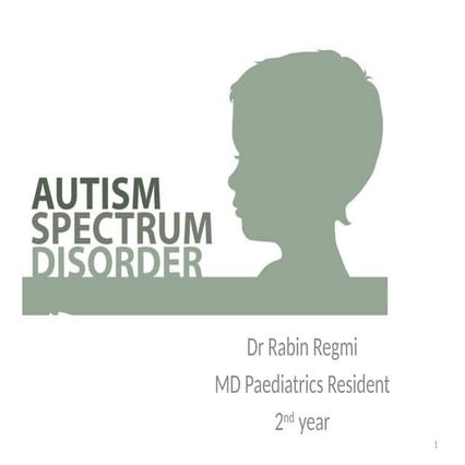 autism in children | PPTX
