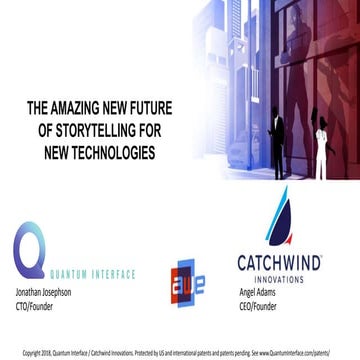 The Amazing New Future of Storytelling for New Technologies | PPTX ...