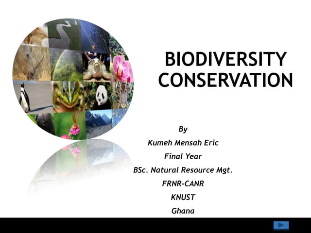 In situ and ex situ conservation | PPSX