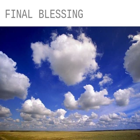 Final blessing june 2012 | PPT