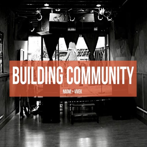 Presentation cased study communal centre | PPTX
