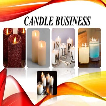 How to start Candle business Plan & Strategy | PPTX
