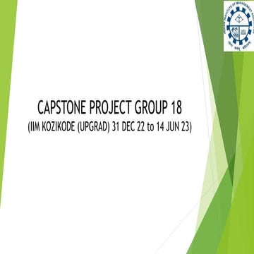 FINAL CAPSTONE GROUP 18 PRESENTATION JUNE 12 2023 UPDATED EDITION.pptx | Human Resources | Business
