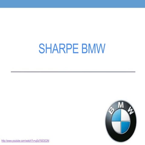 Final case study sharpe bmw | PPTX
