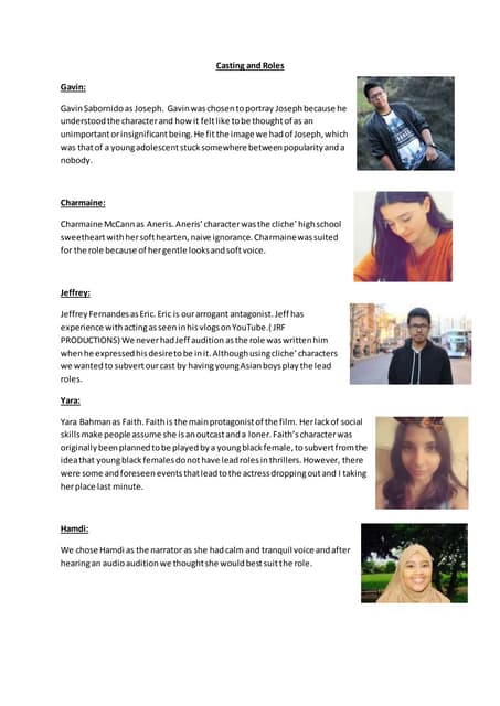 Production roles | PPT