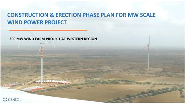 1 MW solar Power plant project Scheduling and Tracking | PPTX