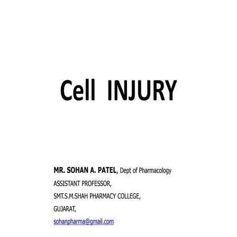 cell injury | PPT