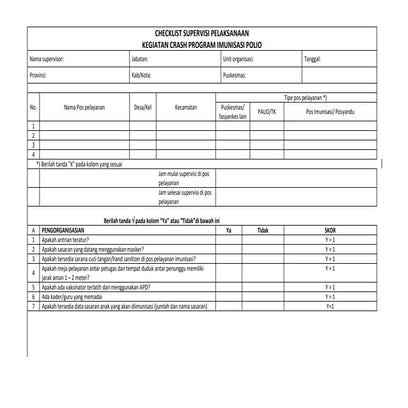 FINAL CHECKLIST SUPERVISI PELAKSANAAN CRASH PROGRAM IMUNISASI POLIO.docx
