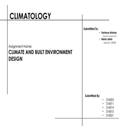 Climate and the Built Environment ...pdf