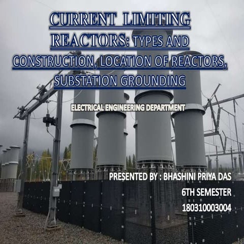 Current Limiting Reactors Ppt