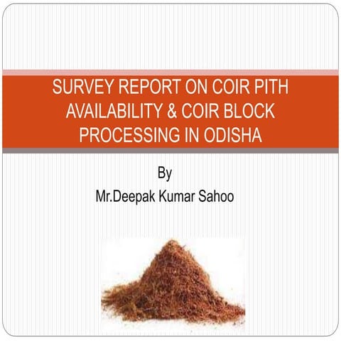 Final coir project_report | PPTX