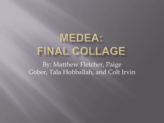 Final Medea Set Design | PPTX
