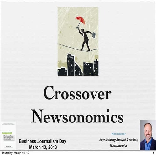 Creating new business models for journalism – the American experience ...