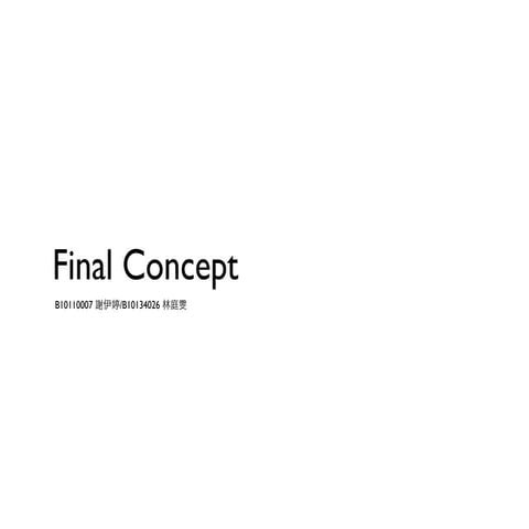 Final concept | PPT