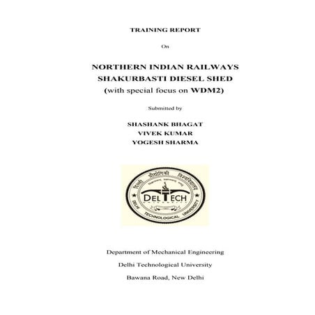 indian railways report | PDF
