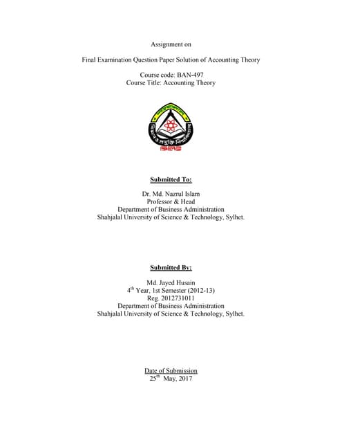 Different approaches in accounting research | PDF