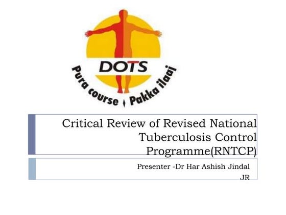 National tuberculosis control programme | PPTX