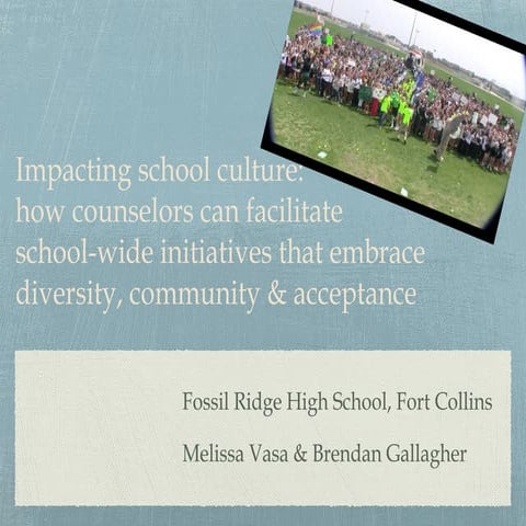 Fossil Ridge High School CSCA presentation with full video links | PPT