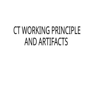 CT image acquisition | PPTX