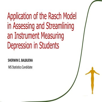 Application of the Rasch Model in Assessing and Streamlining an Instrument Measuring Depression ...