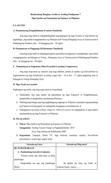 Detailed Lesson Plan in Filipino Grade 8 | PDF