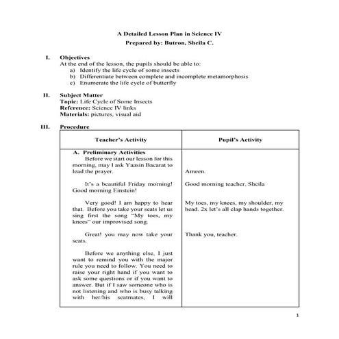 Life Cycle of Some Insects | PDF