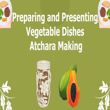 Atchara Making | PPTX