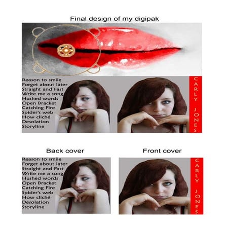 Final design of my digipak | PDF