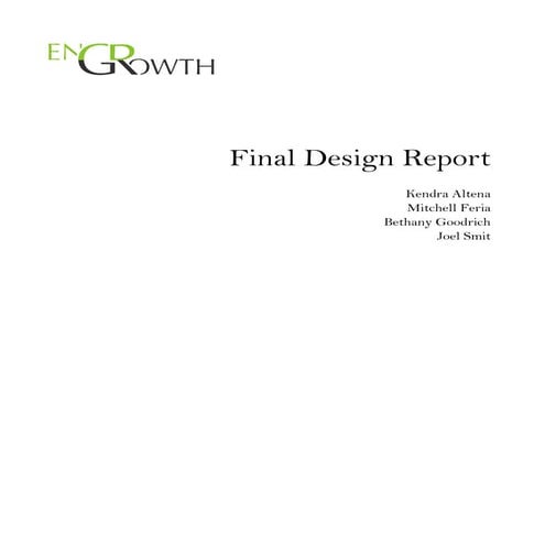 Final design report | PDF