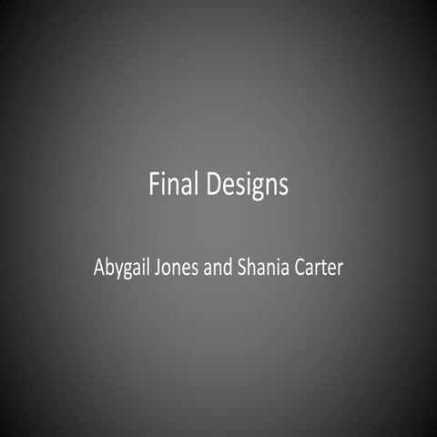 Final Designs Recipe Cards Plus Shania's Contributions | PPTX