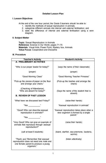 LESSON PLAN SCIENCE 7 ECOSYSTEM BIOTOC AND ABIOTIC FACTORS | PDF