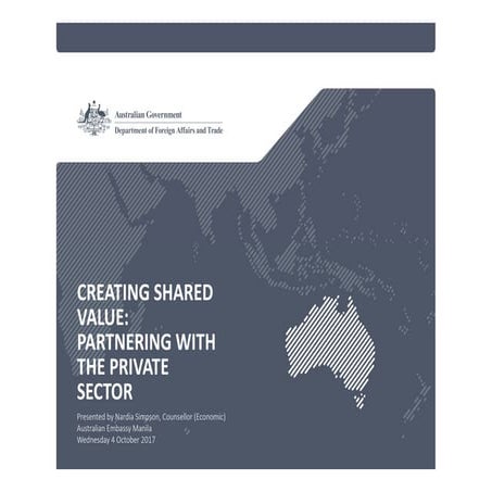 Creating Shared Value: Partnering with the Private Sector | PDF ...