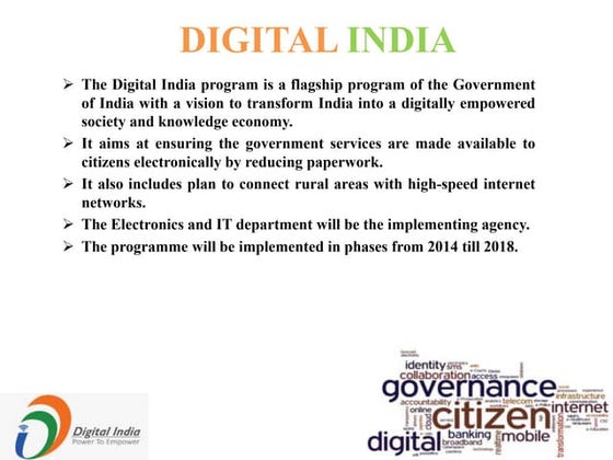Digital india Presentation | PPTX