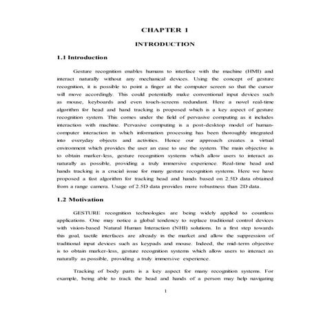 Real Time Head & Hand Tracking Using 2.5D Data | PDF