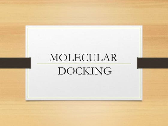 Autodock Made Easy with MGL Tools - Molecular Docking | PDF