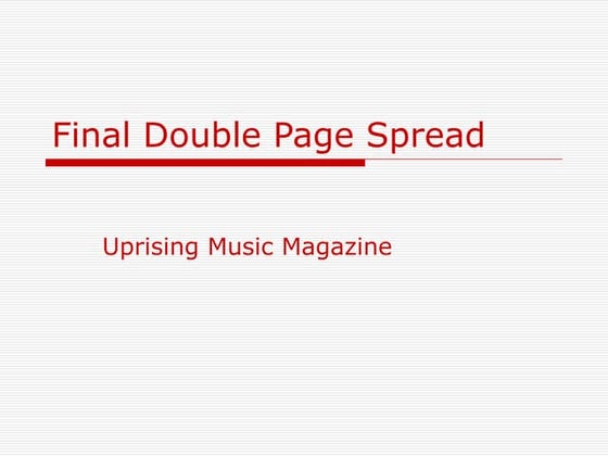 My double page spread flat plan | DOCX
