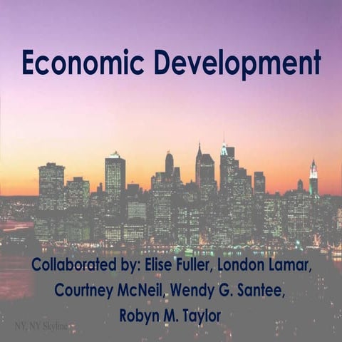 Economic Development | PPT