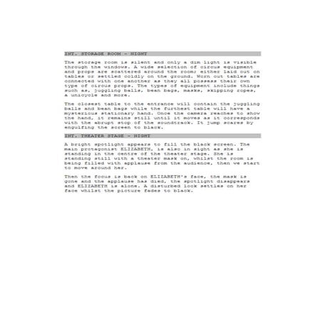 Lazarus - Script Final Draft 2 | DOCX