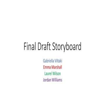 final draft - storyboard | PPTX