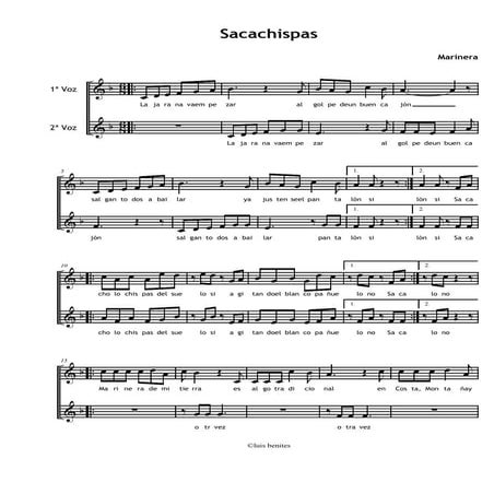 Saca Chispas (marinera) | PDF