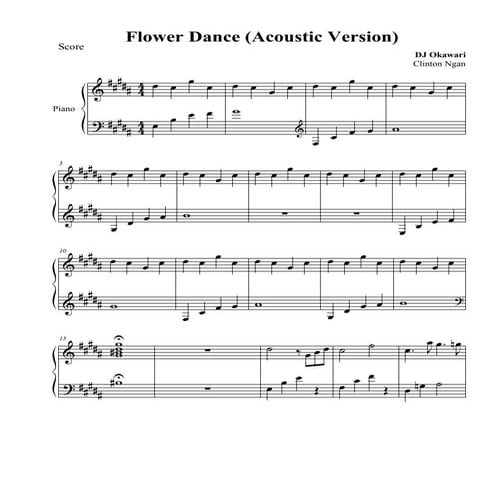 Finale 2009 [flower dance] | PDF