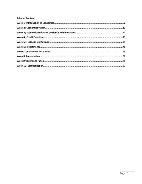 Economics Chapter 1 Assignments | PPT