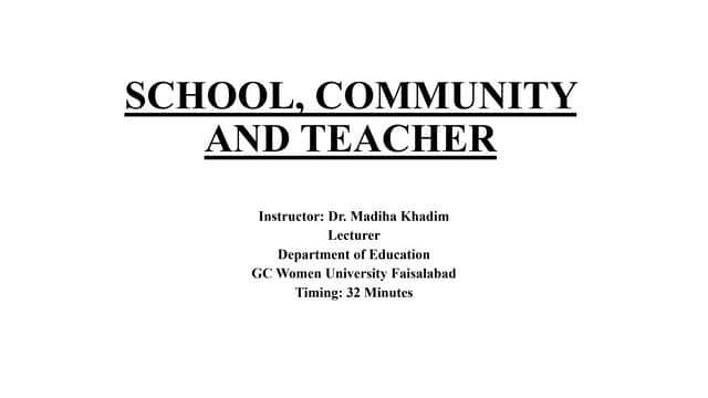 Characteristics of effective teaching | PPTX