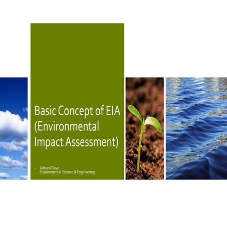 Basic Concept of EIA | PPT