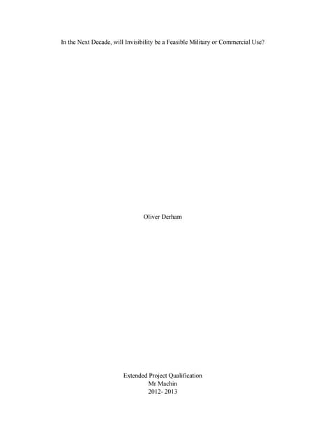 Epq presentation template | PPTX