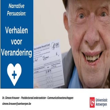 presentatie narrative persuasion | PPTX