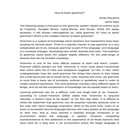 Final essay | PDF